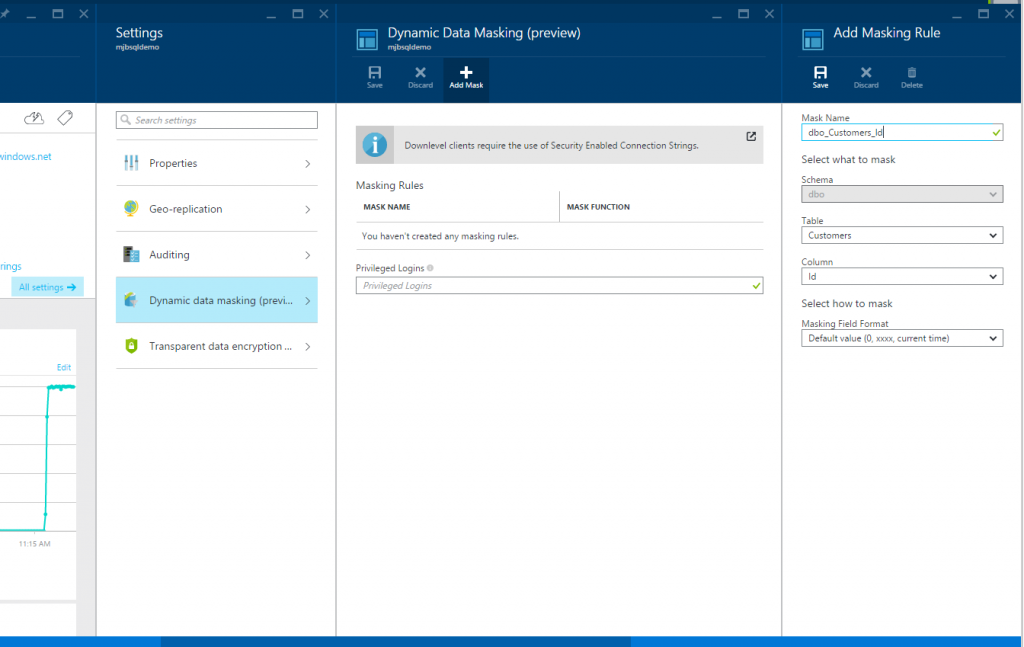 Exploring Azure SQL DB Dynamic Data Masking | mark j brown